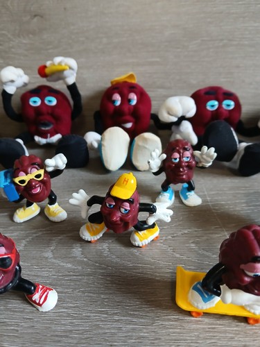 Lot Of Hardees California Raisin Men Man Plush And Small Figures | eBay