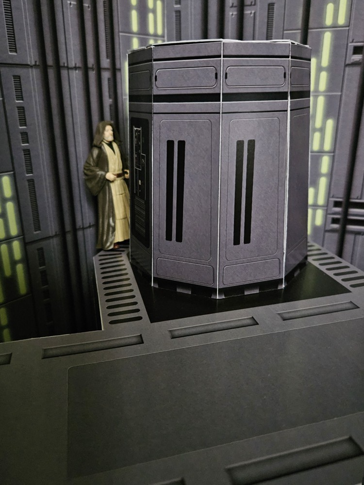 Death Star Tractor Beam Backdrop Playset for 3.75 Star Wars Hasbro ...