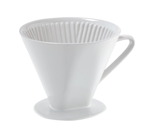 C105179 Porcelain Coffee Filter/Holder Pour-Over, 6/Large, White | eBay
