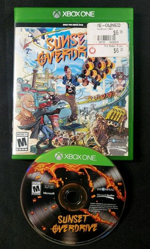 Video Game XBox One Sunset Overdrive 2014 Disc & Case Only Detailed ...