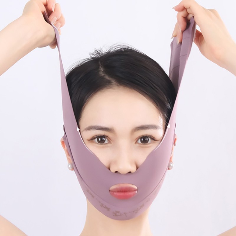 Face Slimming Bandage Neck And Chin Compression Lift Up Belt Chin Strap ...