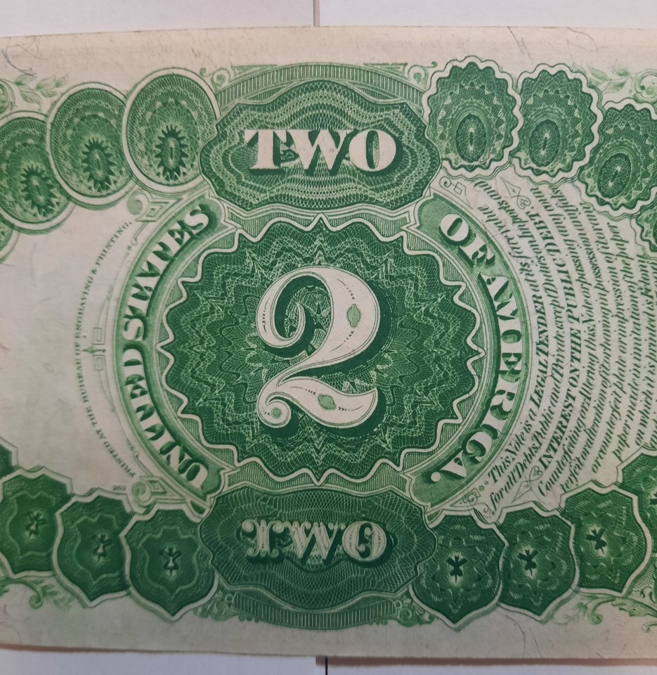 1917 Series $2 United States Legal Tender Large Size Note FR-60 Choice ...