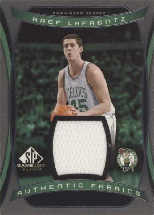 2004-05 SP Game Used - Authentic Fabrics Raef LaFrentz #AF-RL (MEM) for ...