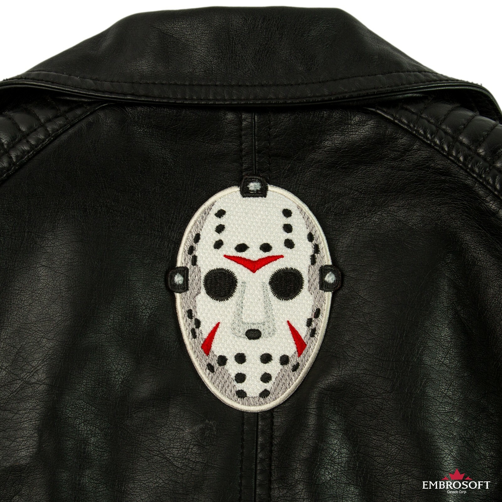 Jason Voorhees Mask Patch, Embroidered Hockey Goalie Mask, Friday the ...
