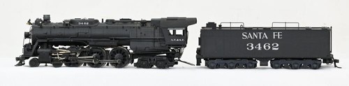 Tenshodo PFM Santa Fe 3462 HO Scale Brass Hudson Steam Locomotive and ...