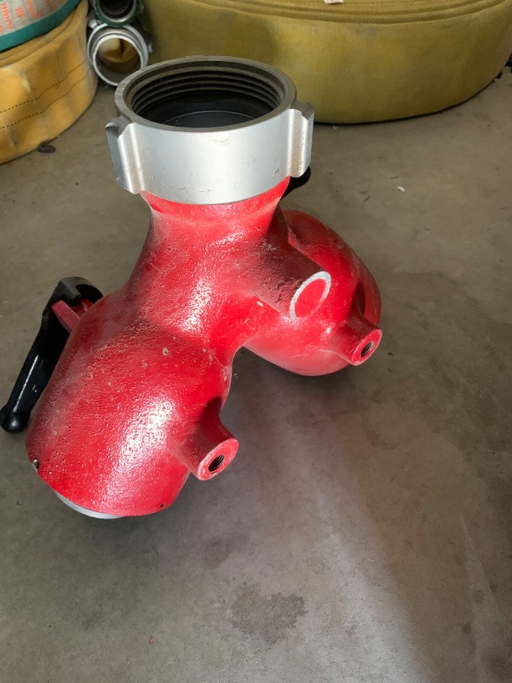 2.5" Firefighting Fire Hose Gated Wye with (2) 2.5" Male Outlets NH ...