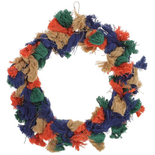 Parrot Swing Toy Ring for Domestic Birds Cotton Rope Rings Toys Pet | eBay