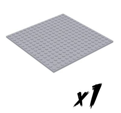 1x LEGO 91405 • 16x16 Plate • Platte • hellgrau • light bluish gray ...