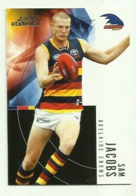 2012 SELECT ETERNITY ADELAIDE CROWS SAM JACOBS # 8 COMMON CARD AFL ...