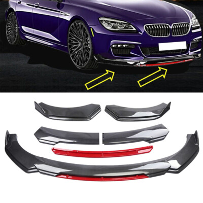 For BMW 6 SERIES M Sport 640 650 M6 Front Bumper Lip Spoiler Splitter ...