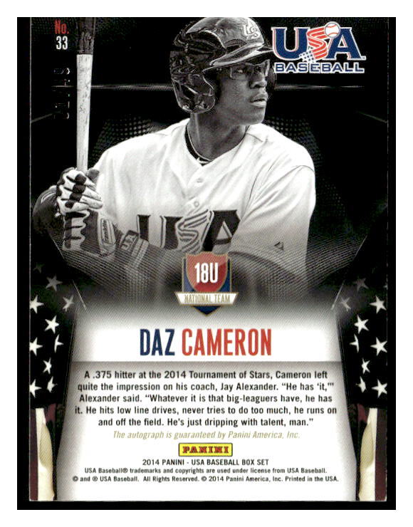 DAZ CAMERON USA AUTOGRAPH /49 | eBay