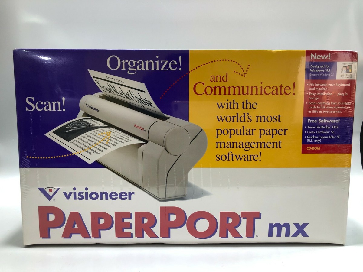 Paperport Brother Visioneer PaperPort 6100B Flatbed Scanner For Sale