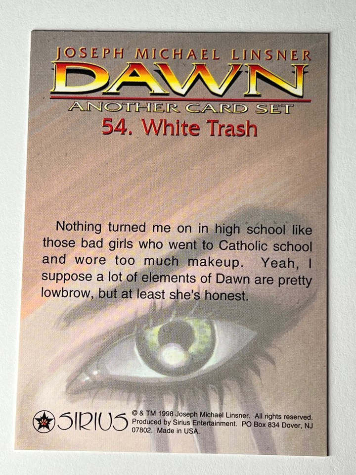 Trade Card: Joseph Michael Linsner Dawn Another Card Set #54 | eBay