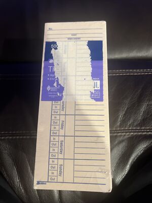 Time Clocks - Weekly Time Cards