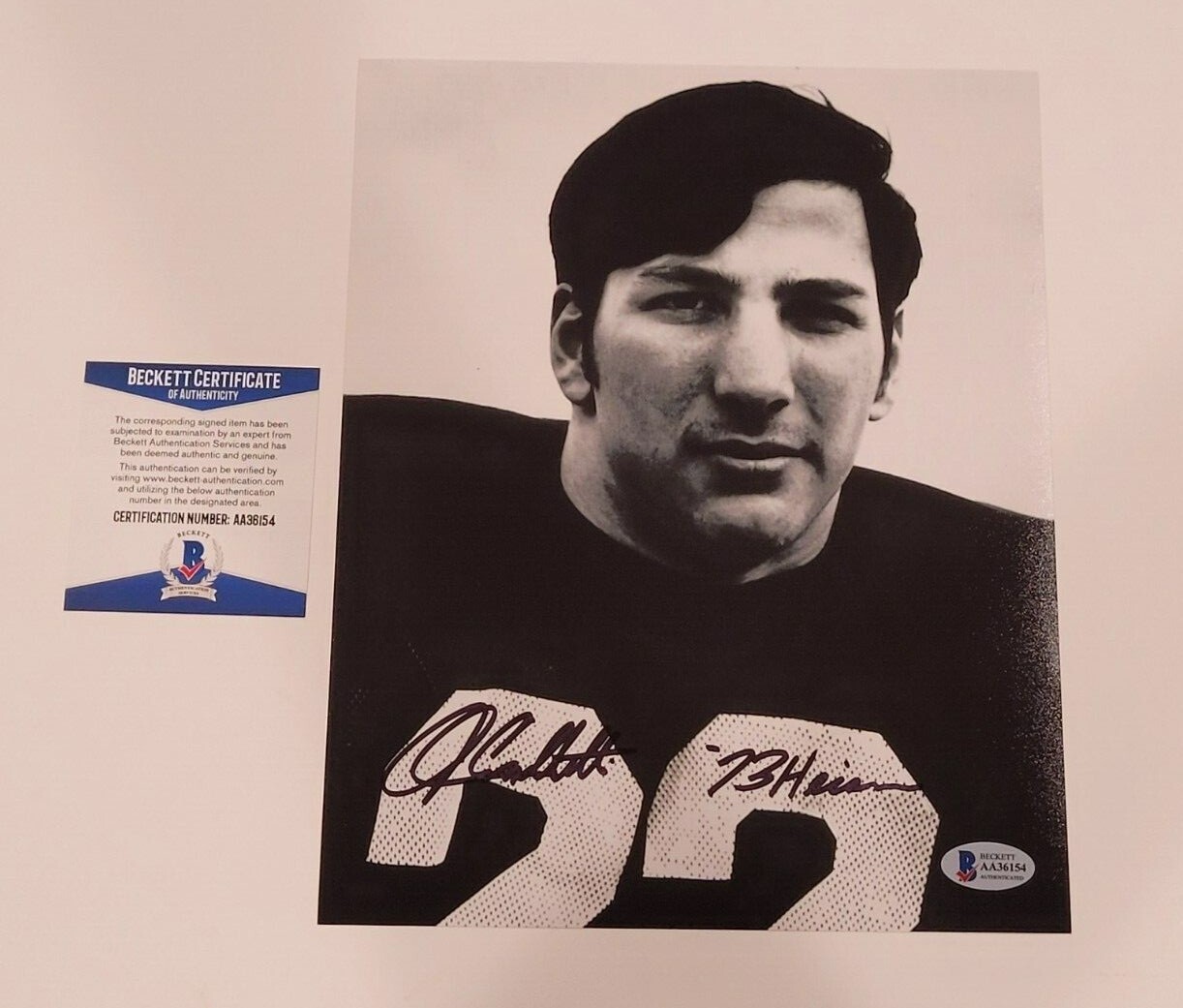 John Cappelletti Autographed Memorabilia | Signed Photo, Jersey ...