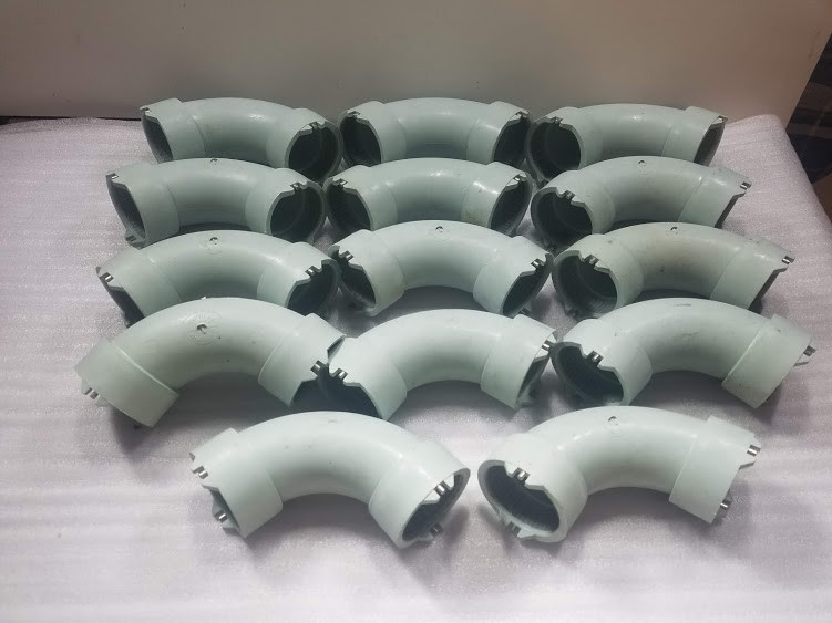 [14] Enfield Acid Waste 1-1/2" by 90 Degree Elbow FRPP 210, ASTM-F1412 ...