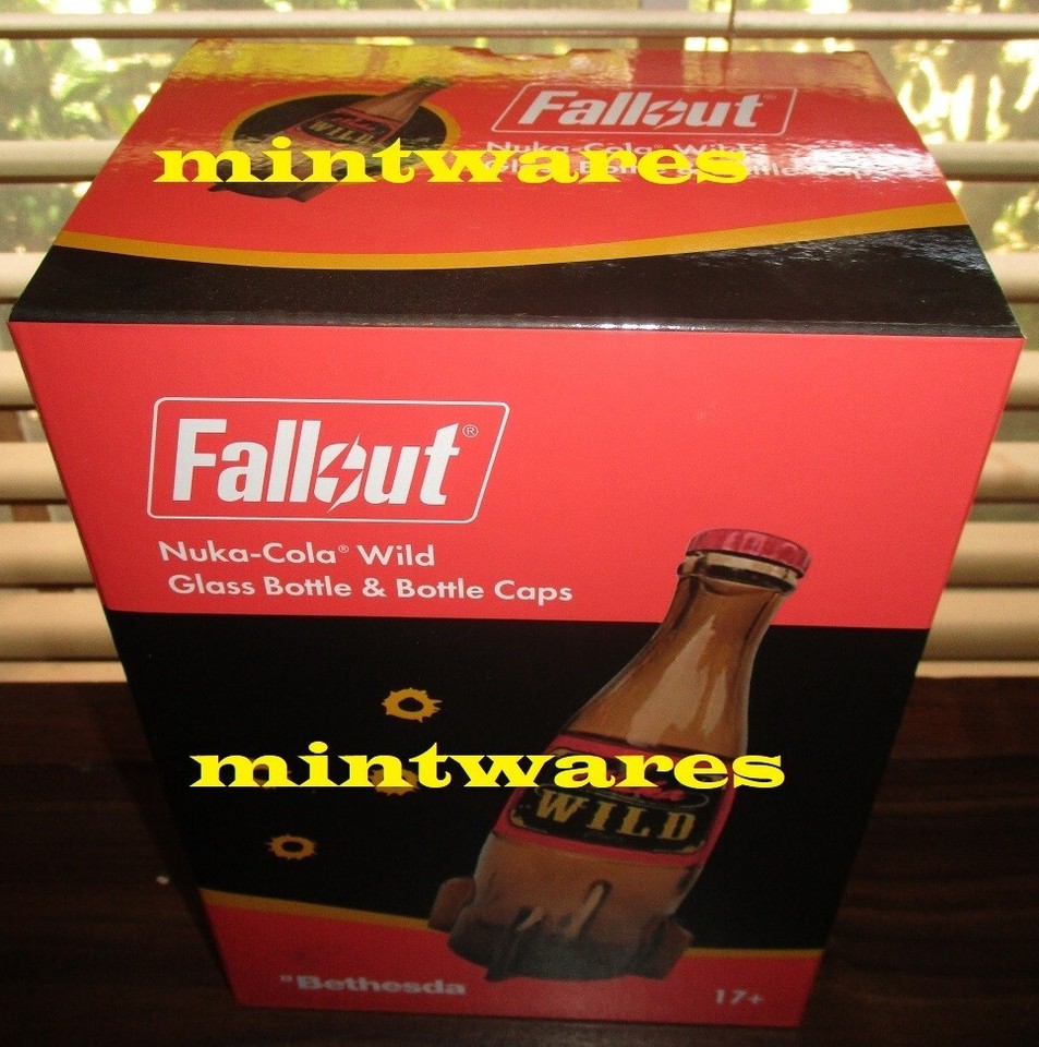 Fallout Nuka Cola Wild Glass Rocket Bottle & 10 Caps Official NEW | eBay