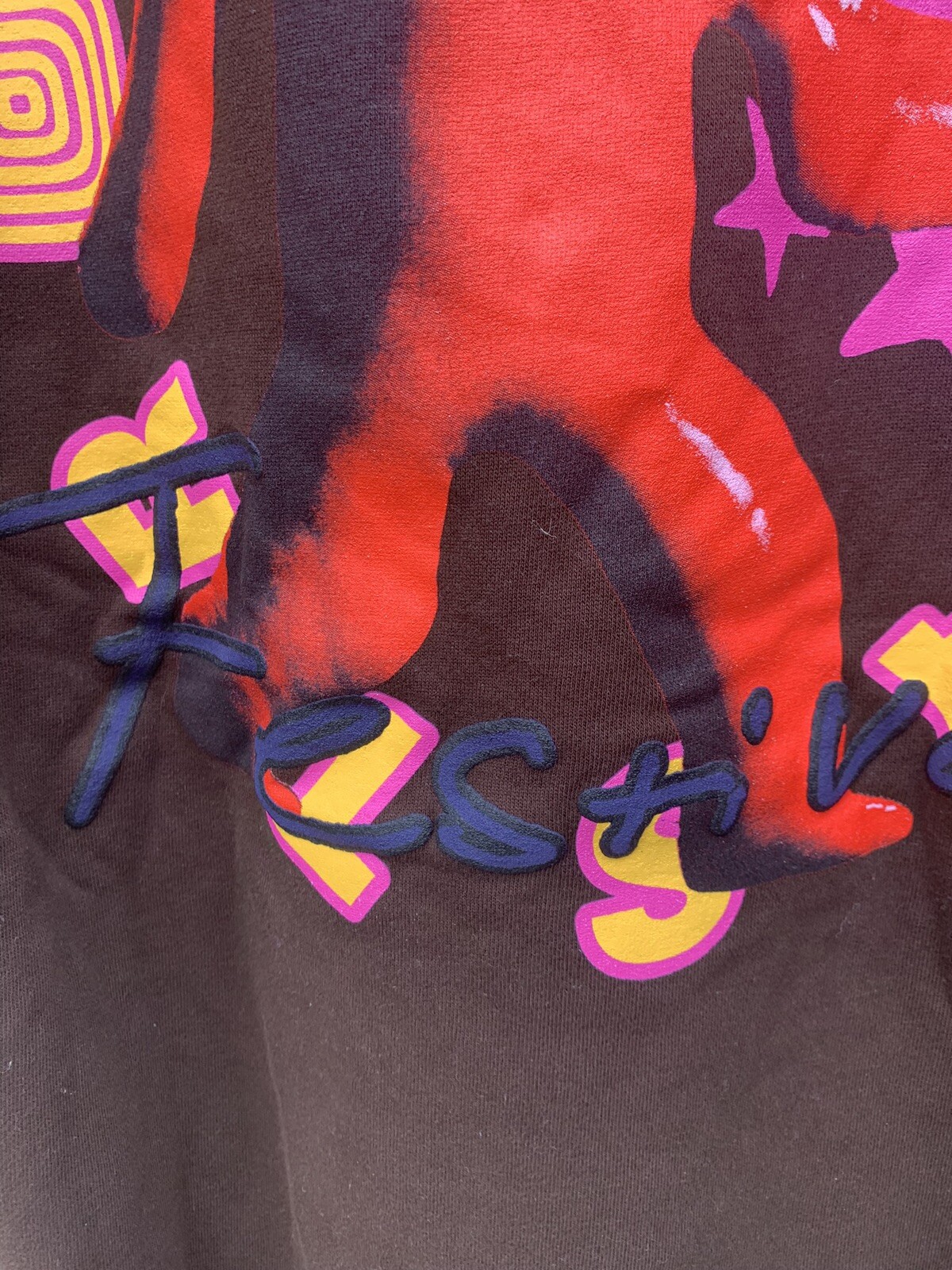 Travis Scott Astrofest Flame Guy Hoodie Size L | eBay