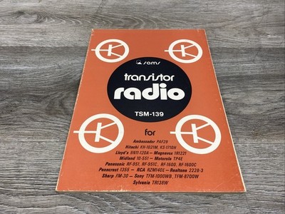 Sams Photofact Transistor Radio Series TSM-139 TSM 139 | eBay