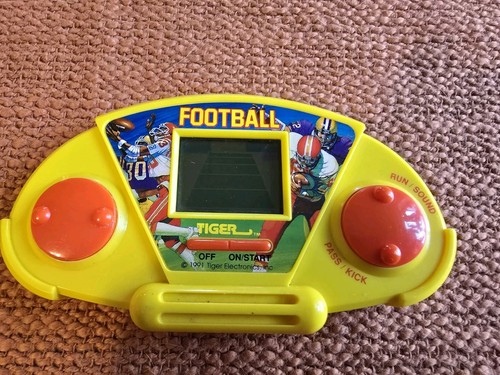 Tiger Electronics Football Handheld Video Game 1991 Vintage | eBay