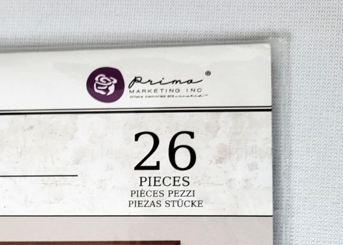 IOD Decor by Prima Stamps Brand New 1st Generation Alpha II 26 Piece ...