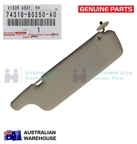 GENUINE Toyota Landcruiser FJ75 FZJ75 Right Hand Drivers Sun Visor ...