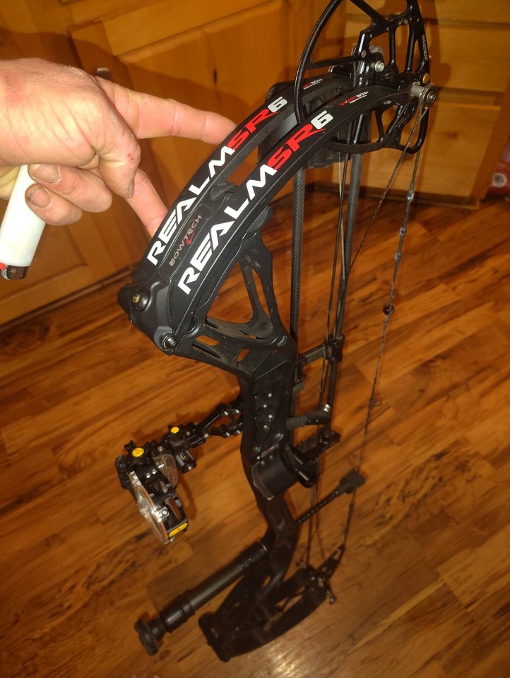 BOWTECH RH SR6 70# DRAW WEIGHT 29 IN DRAW BLACK FULLY LOADED UP TO 352 FPS | eBay