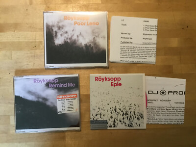 Röyksopp [3 CD MAXI / PROMO] Poor Leno + Remind Me + Eple | eBay.de