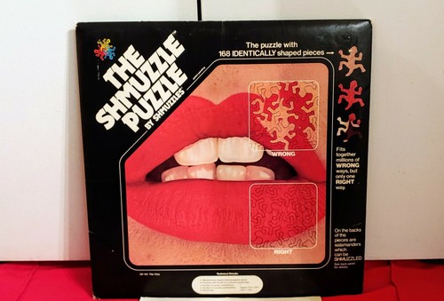 1979 SHMUZZLE PUZZLE - "THE KISS" 168 Pieces Complete Vintage Retro ...