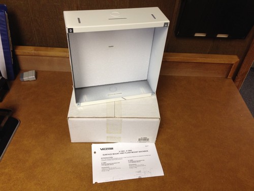 Valcom V-1992 Flush Mount Speaker Back Box Enclosure | eBay