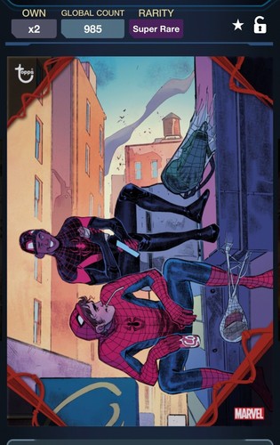 Topps Marvel Collect Digital 2021 Miles Morales 10th Anniversary Spider ...