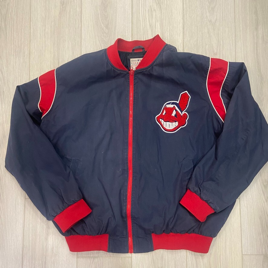 Cleveland Indians Chief Wahoo Genuine Merchandise XL Zip-Up Jacket | eBay