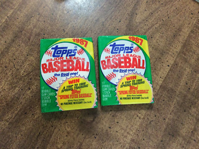 1987 Topps Baseball Cards, 2 unopened wax packs | eBay