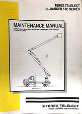 Terex Telelect Hi-ranger 5tc Series Operator Maint. Parts Manual Bucket ...