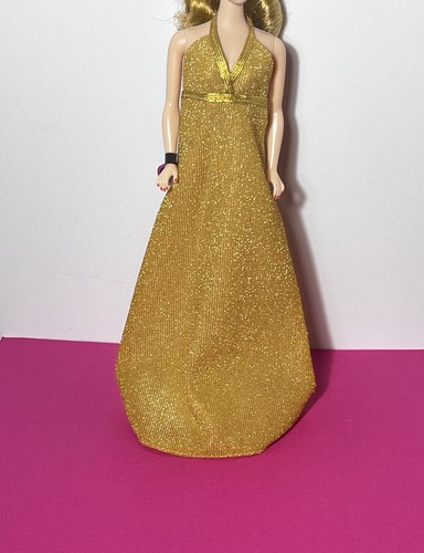 Vintage Bionic Woman Superstar Era Gold Sparkle Dress Mego Dolls Curvy ...