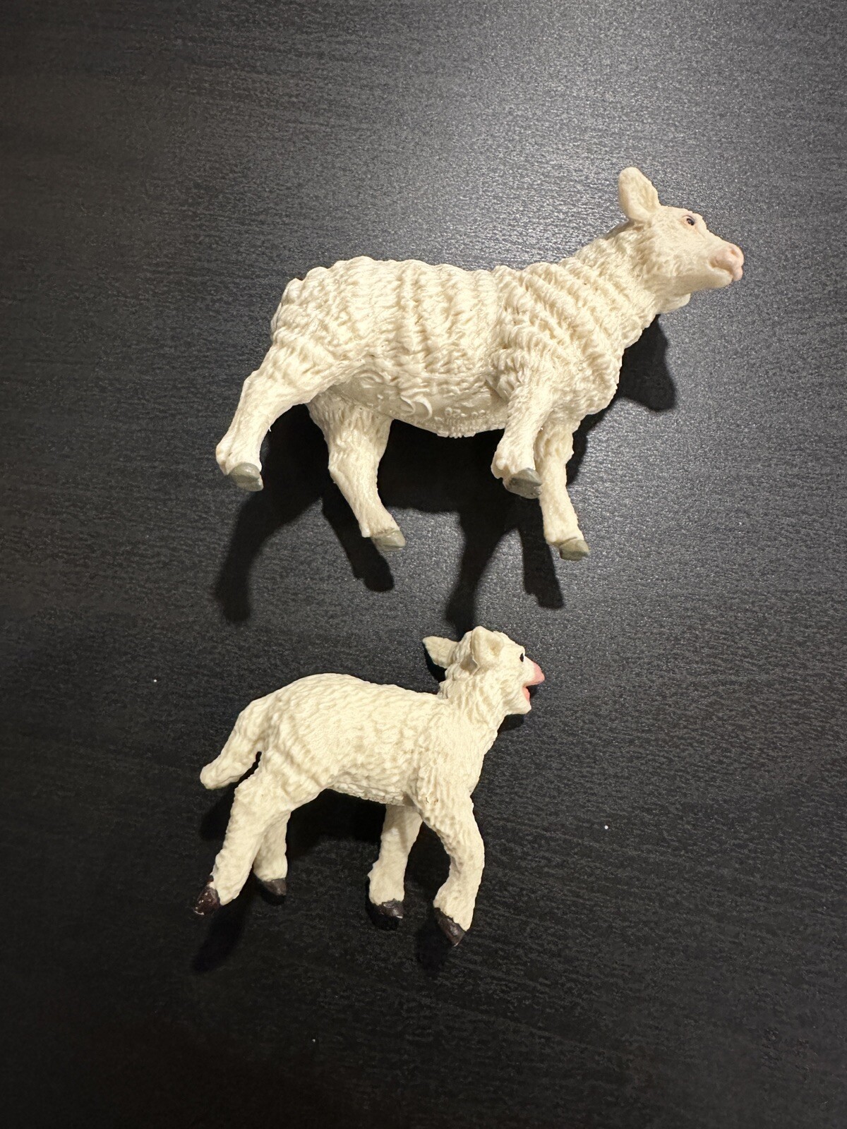Vtg safari ltd ewe & baby lamb farm animal realistic collectible ...