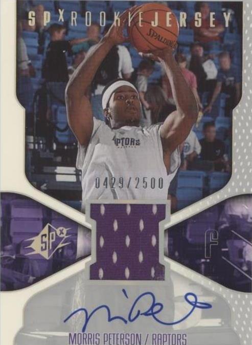 2000-01 SPx - SPx Rookie Jersey Autographs Morris Peterson #119 /2500 ...