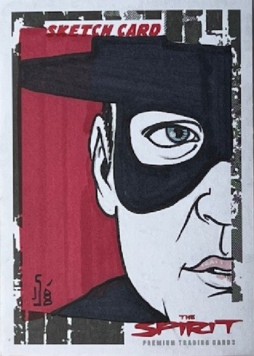Jamie Snell Sketch Card SK-14 from The Spirit Trading Cards, Inkworks ...