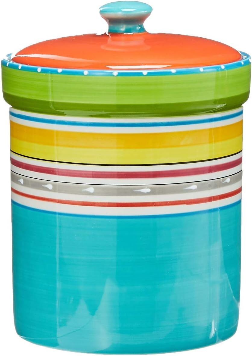 Certified International 4 Piece Mariachi Canister Set, Multicolor Used ...