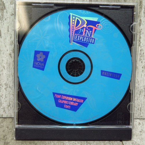 Vintage 1991 Nova Development Print Explosion Software for Mac OS CD ...