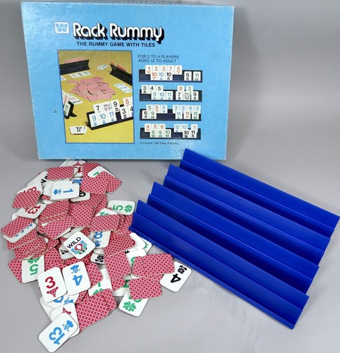 Rack Rummy Board Card Game Whitman Vtg 1979 2 to 4 Players Age 12 Up ...