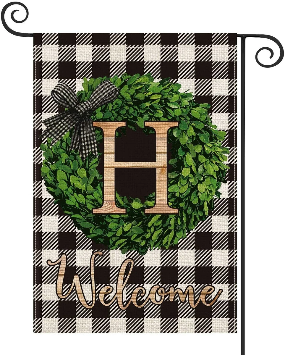 Monogram Initial Flag