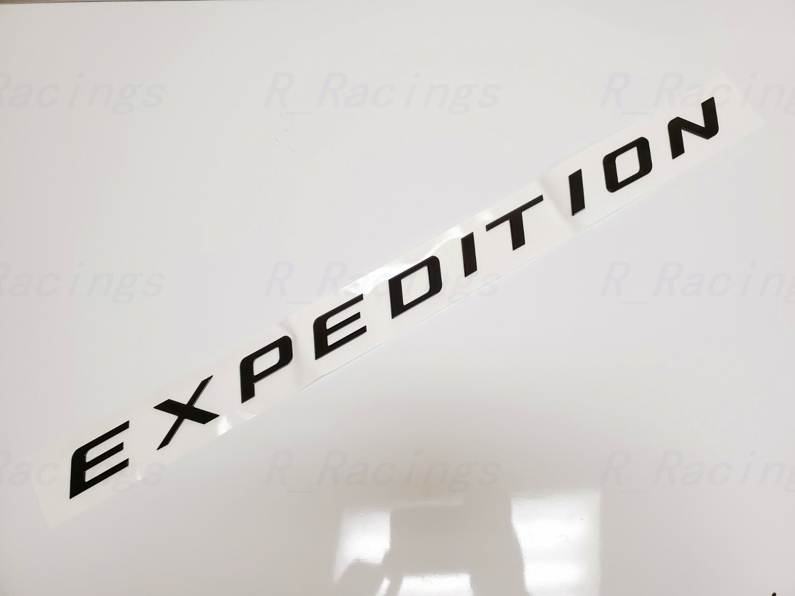 Gloss Black Front Hood EXPEDITION Letters Emblem FIT 2018-2022 Ford ...