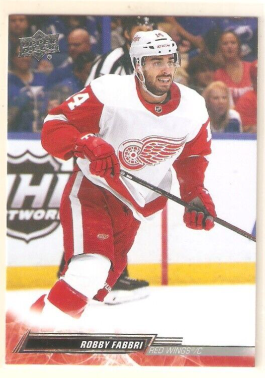 Robby Fabbri 2022-23 Upper Deck Series 2 Base Card #314 Red Wings | eBay