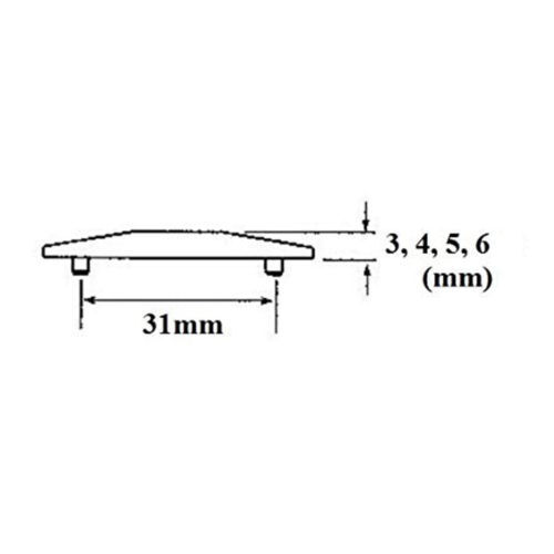UPVC Cockspur Wedge Kit - 3mm, 4mm, 5mmm & 6mm Wedges included - White ...