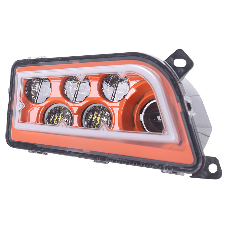 Orange ATV LED Headlights DRL High/Low Lamp For Polaris RZR 900 XP 4 ...