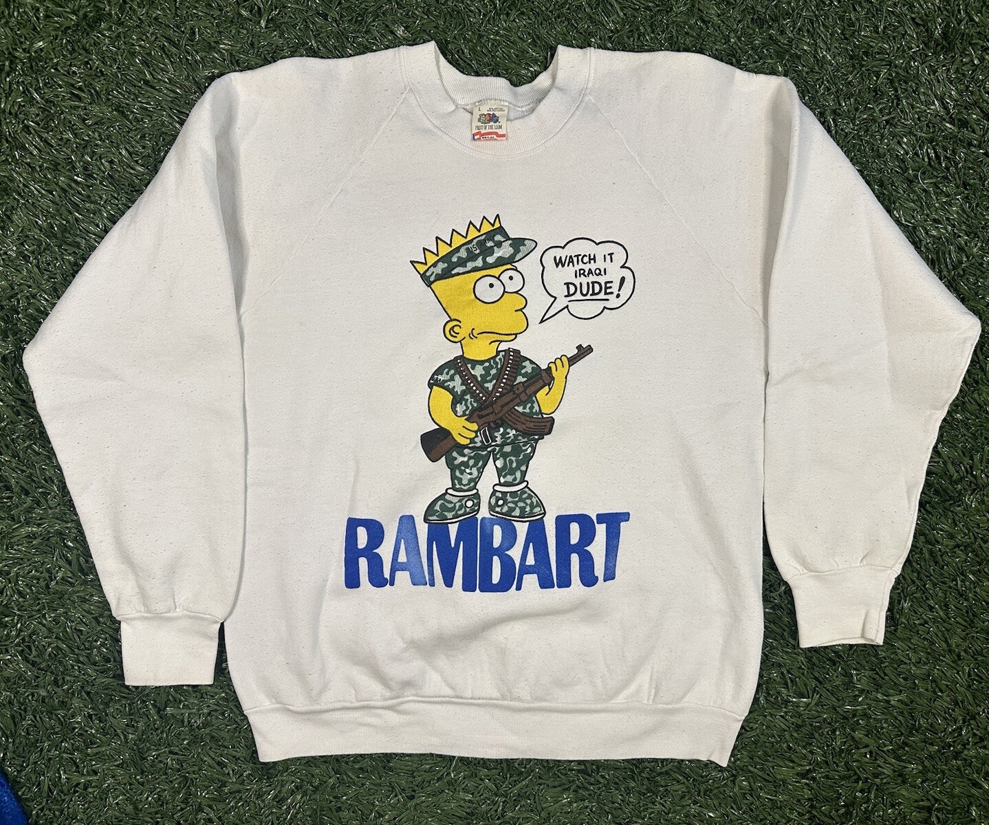 Vintage Simpson 90’s Bootleg Rambart Rambo Iraq Deser… - Gem
