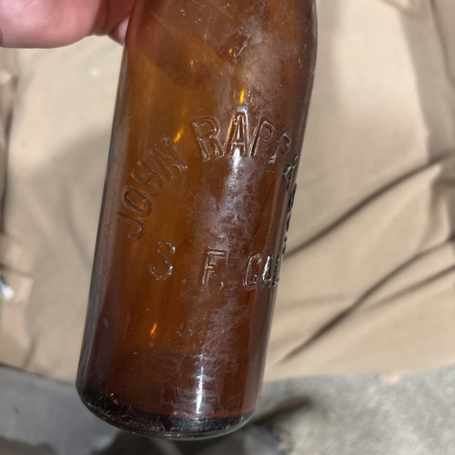 John Rapp And Son S. F. Cal. San Francisco Bottle. | eBay