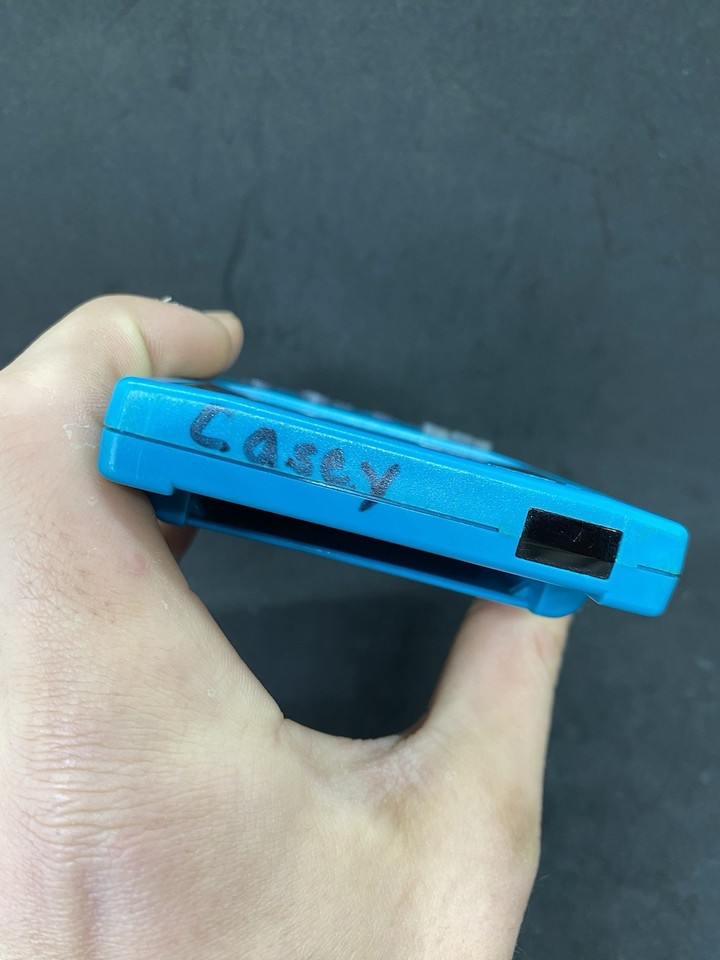 Nintendo GameBoy Color GBC Teal Blue Handheld System Tested + Buzz ...