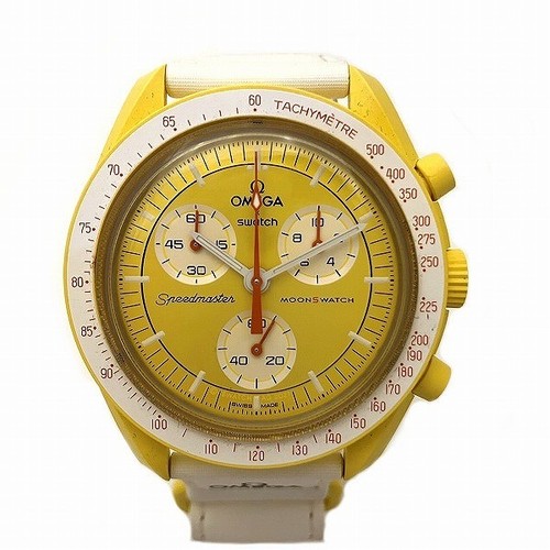 Omega Swatch Speedmaster Mission Toe Quartz Watch Men's Used D From ...